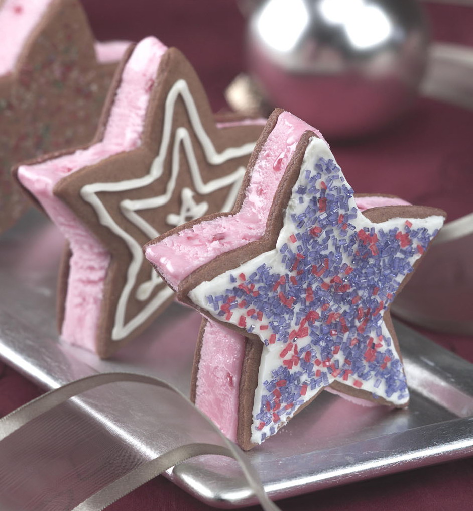 Peppermint Ice Cream Stars - Rosemary Mark