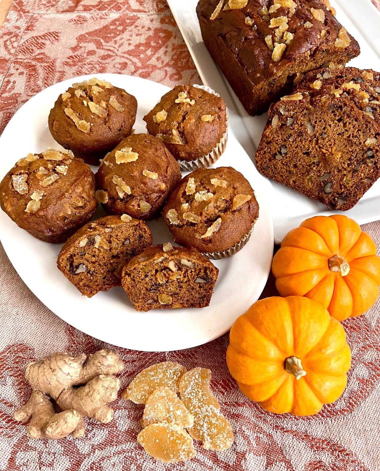 Gingery Pumpkin Bread - Rosemary Mark