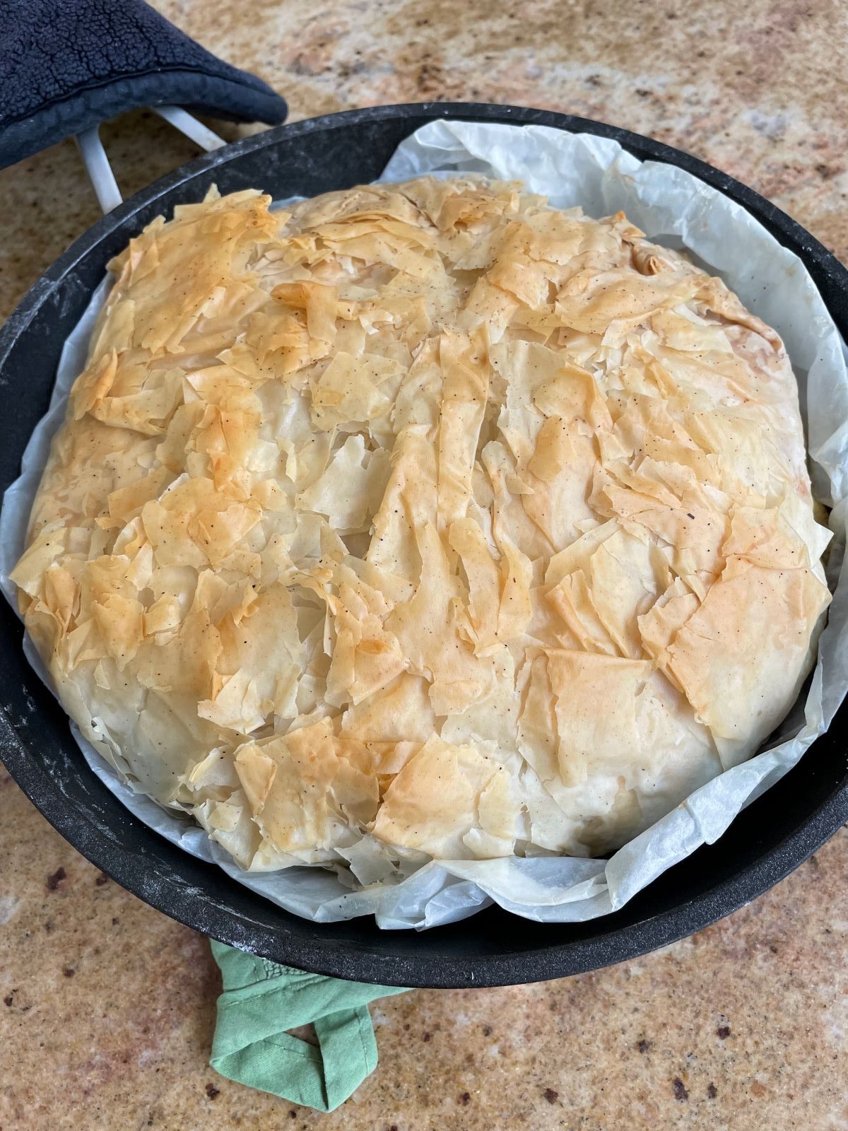 Filo Crust Quiche - Rosemary Mark