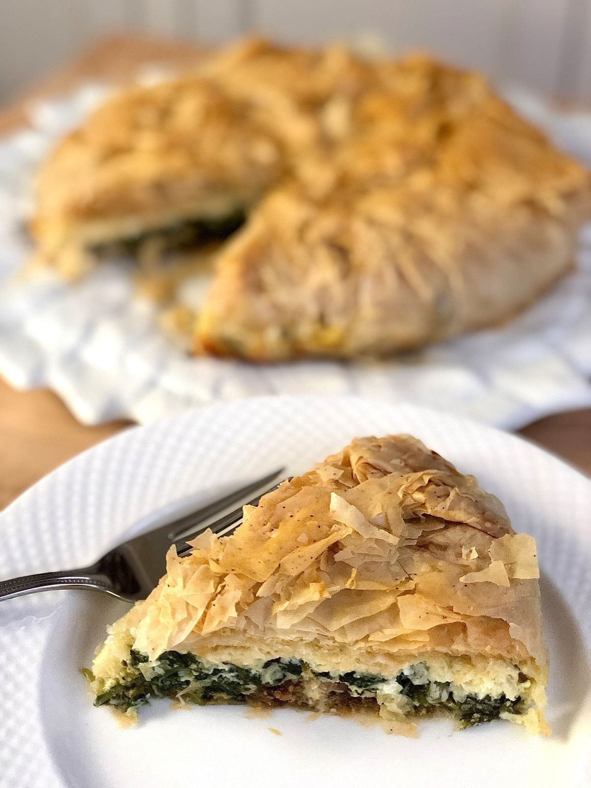 Filo Crust Quiche - Rosemary Mark